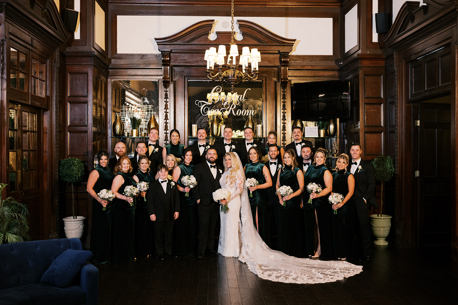 Irresistibly Dramatic Candlelit Wedding at The Crystal Tea Room ...