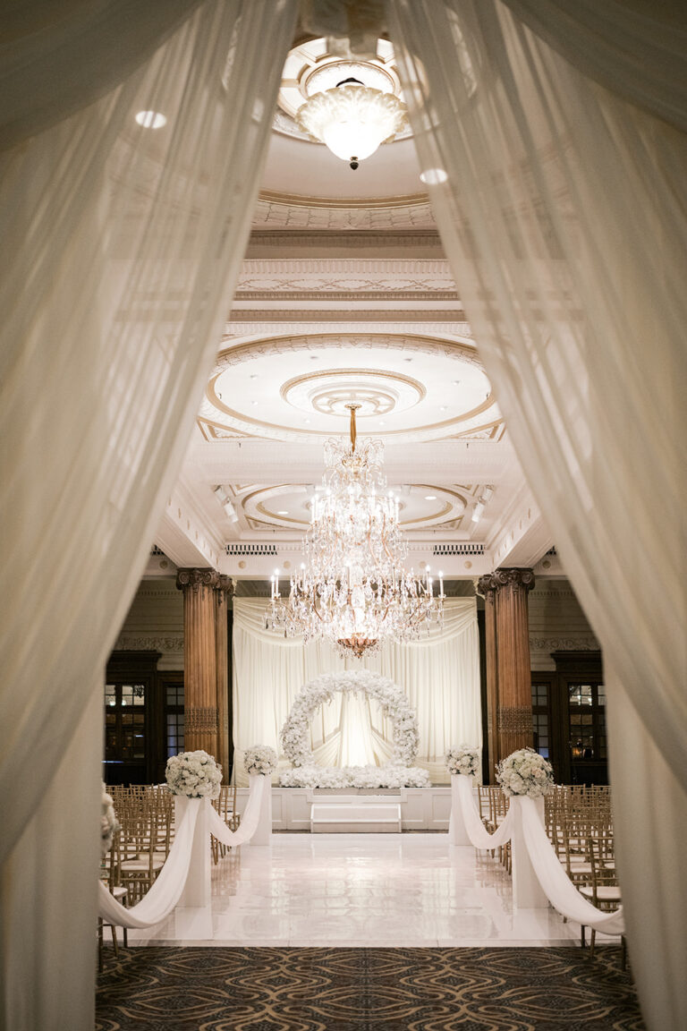 Irresistibly Dramatic Candlelit Wedding at The Crystal Tea Room ...
