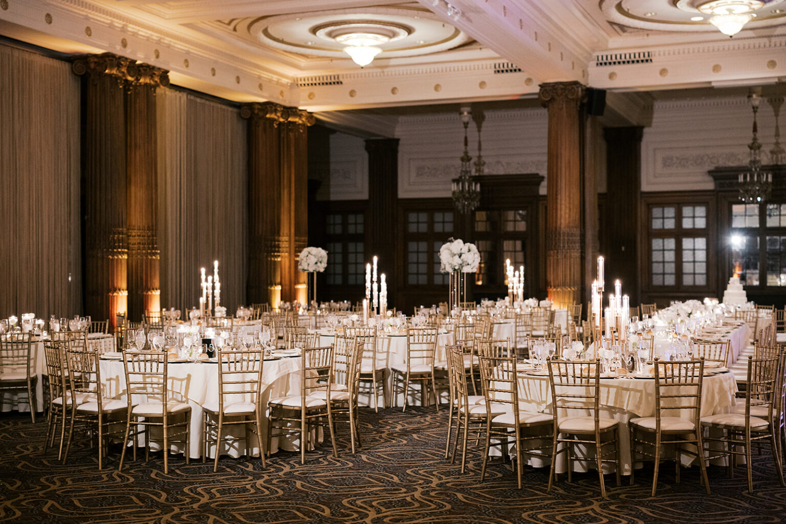 Irresistibly Dramatic Candlelit Wedding at The Crystal Tea Room ...